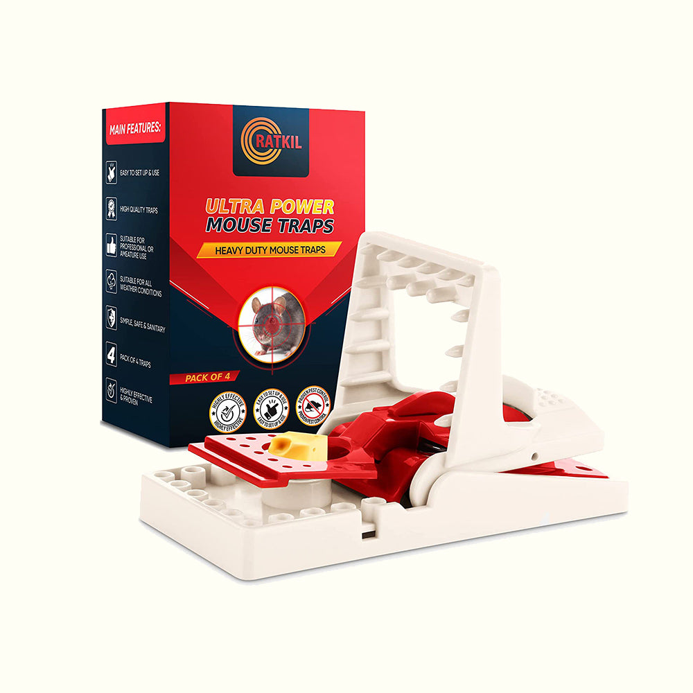 Ratkil Rat Glue Traps - Pest Sticky Pads for Rats & Mice - Super stron